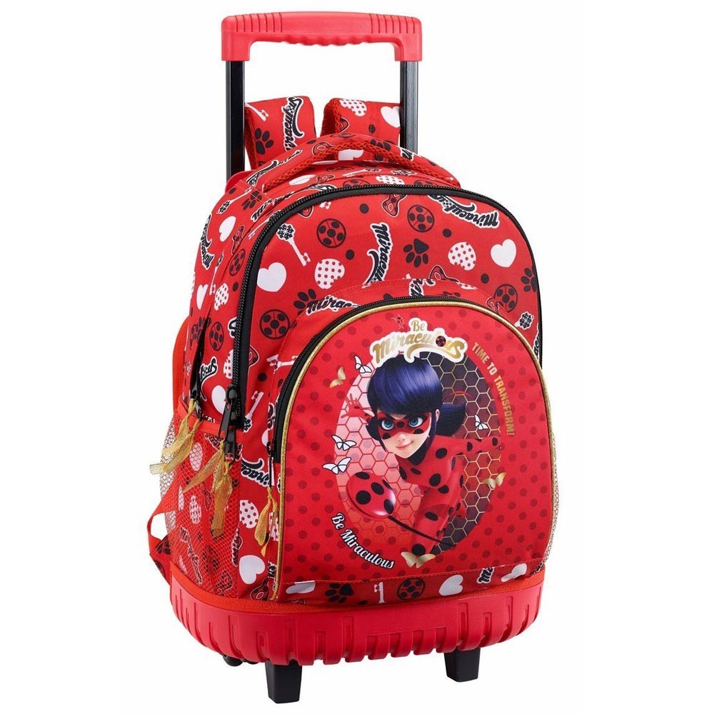 Ladybug Miraculous 45 CM trolley premium skateboard backpack